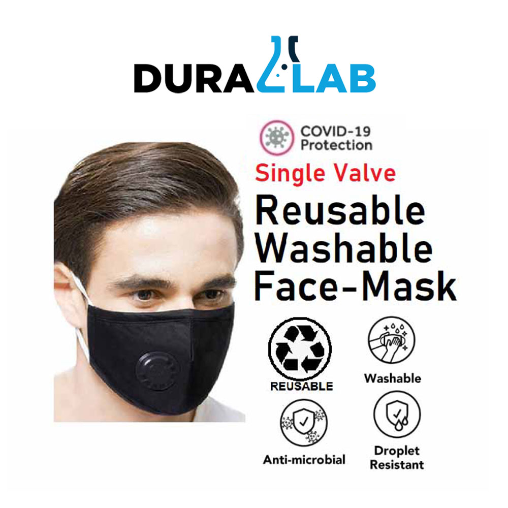DuraLab Single Valve Reusable Mask PM2.5 - Durasafe Shop