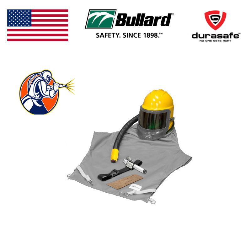 BULLARD H1500 Fireman Helmet with Visor and Neck protector - Durasafe Shop