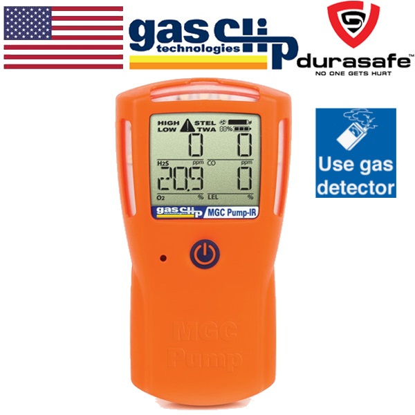 GAS CLIP MGC-IR-PUMP Multi Gas Clip 4 Gas Detector with Internal Pump ...