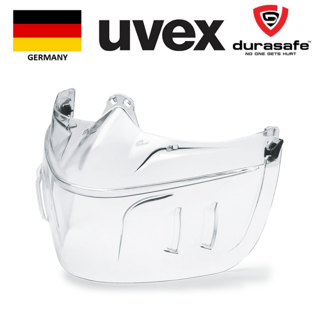 UVEX 9301318 Ultrashield Flip-Up Clear Polycarb Lens Face Shield - Durasafe Shop